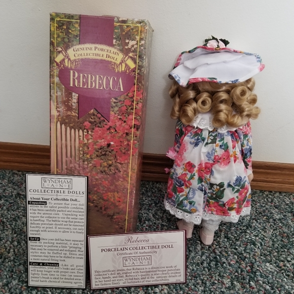 Wyndham Lane | Other | Wyndham Lane Porcelain Rebecca Doll | Poshmark